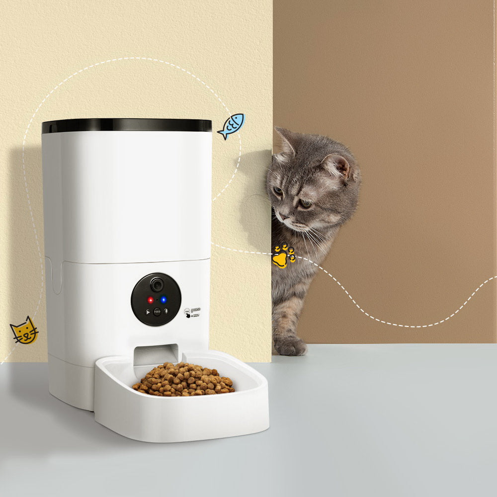 Automatic Pet Feeder 6L Auto Camera Dog Cat Smart Video Wifi Food App ...